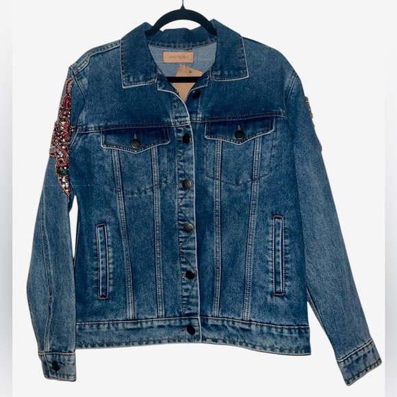 Karma Highway | Jackets & Coats | Karma Highway Boho Embroidered Blue ...